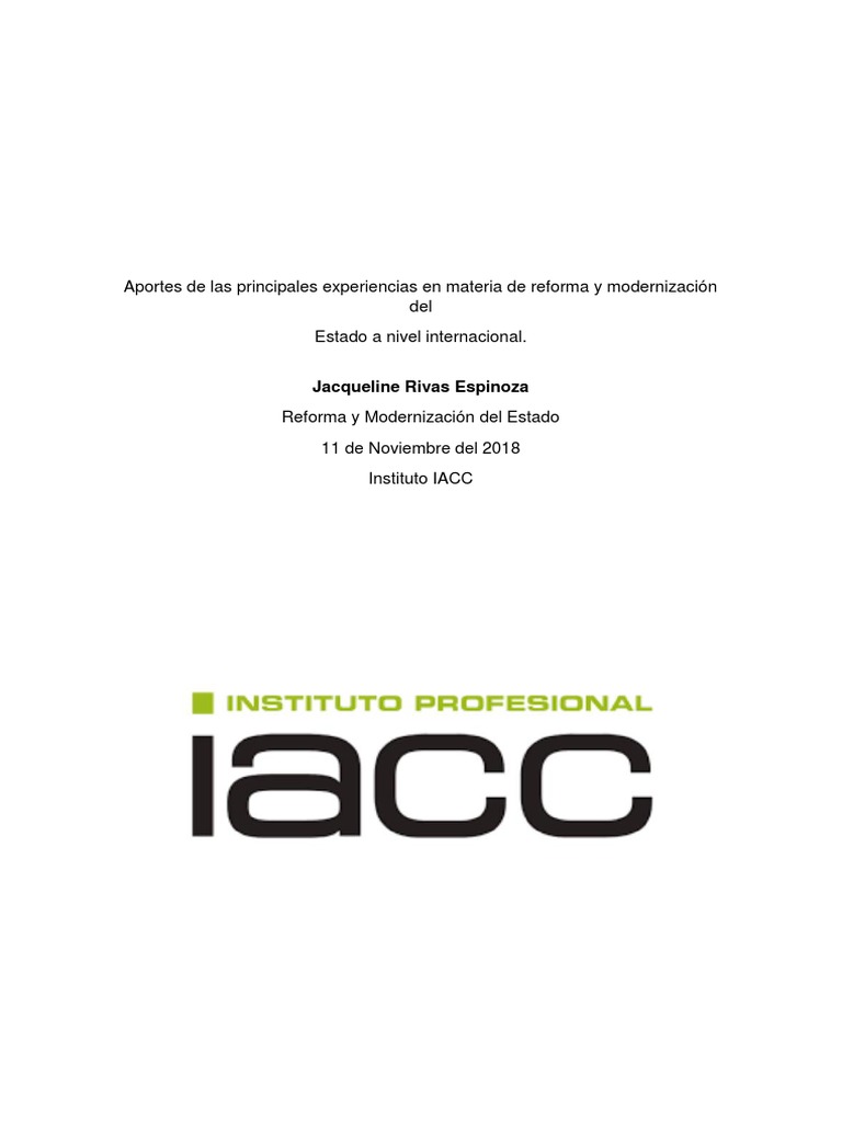 Jacqueline Rivas Tarea Semana 7 | PDF | Descentralización | Estado ...