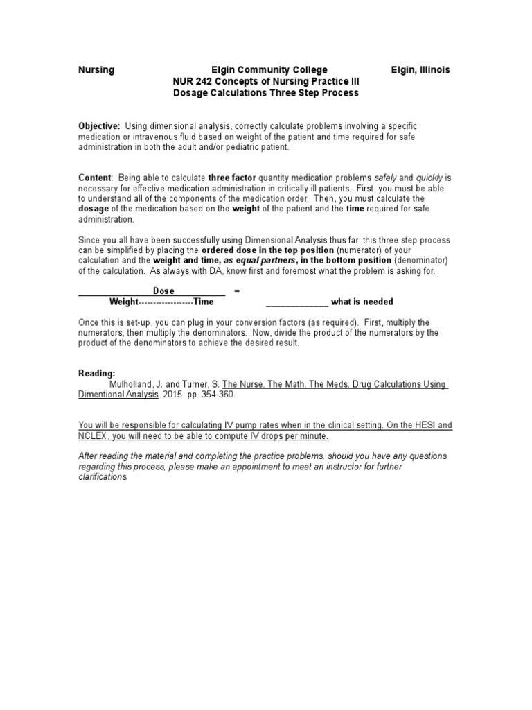 Three Step DA Process F17 | PDF