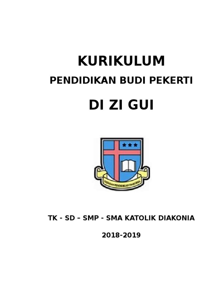 Kurikulum Di Zi Gui | PDF