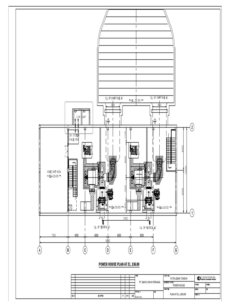 Power House Plan at EL. 236.00 | PDF
