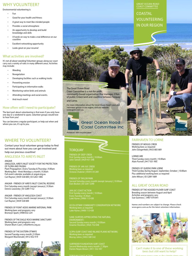 Volunteer Brochure FINAL For Web 2 | Download Free PDF | Volunteering ...