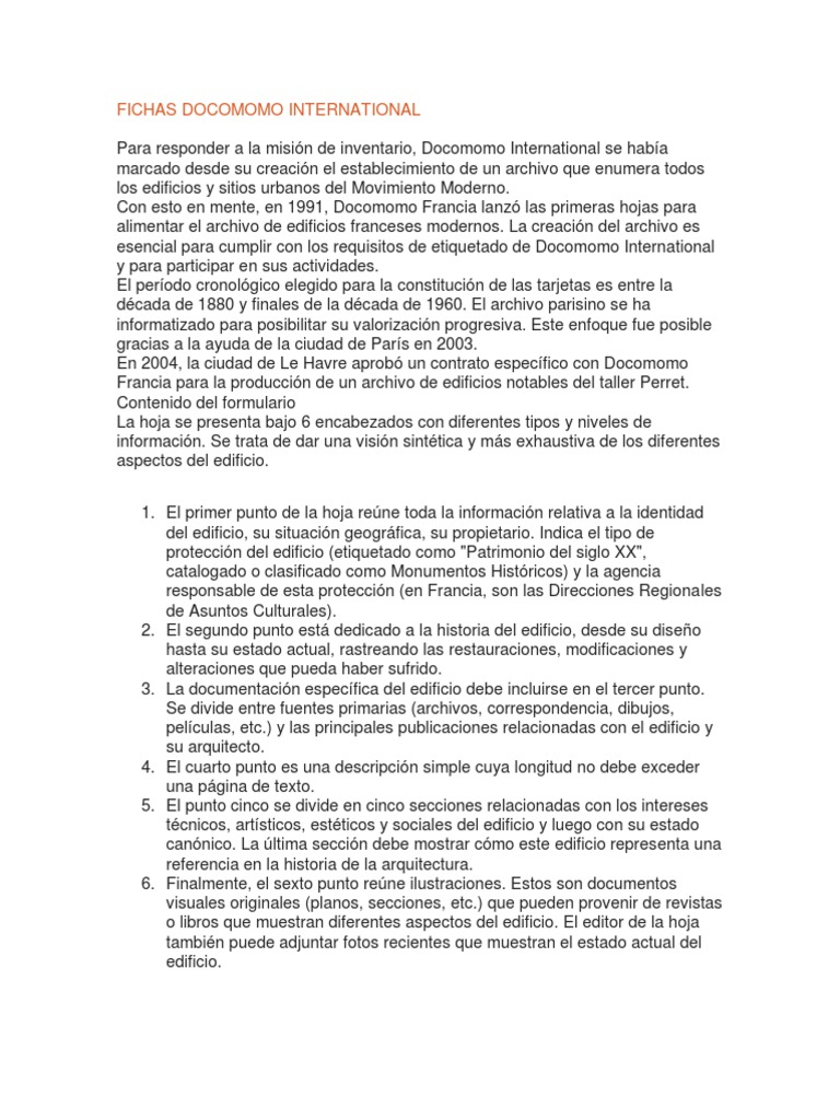 Docomomo | PDF | Diseño | Imagen