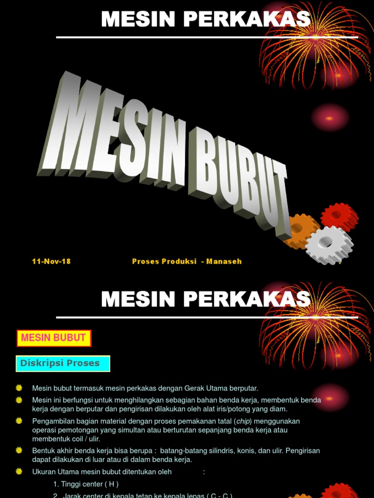 Mesin Bubut | PDF