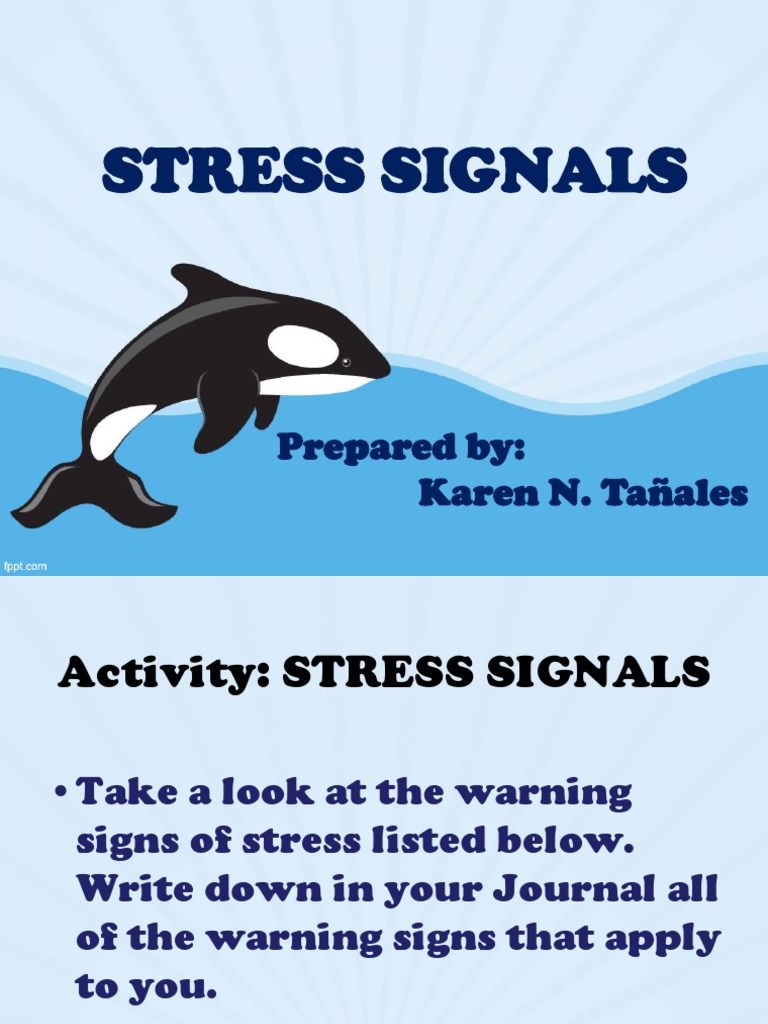 Identifying Personal Stress Signals | PDF | Career & Growth | Self ...