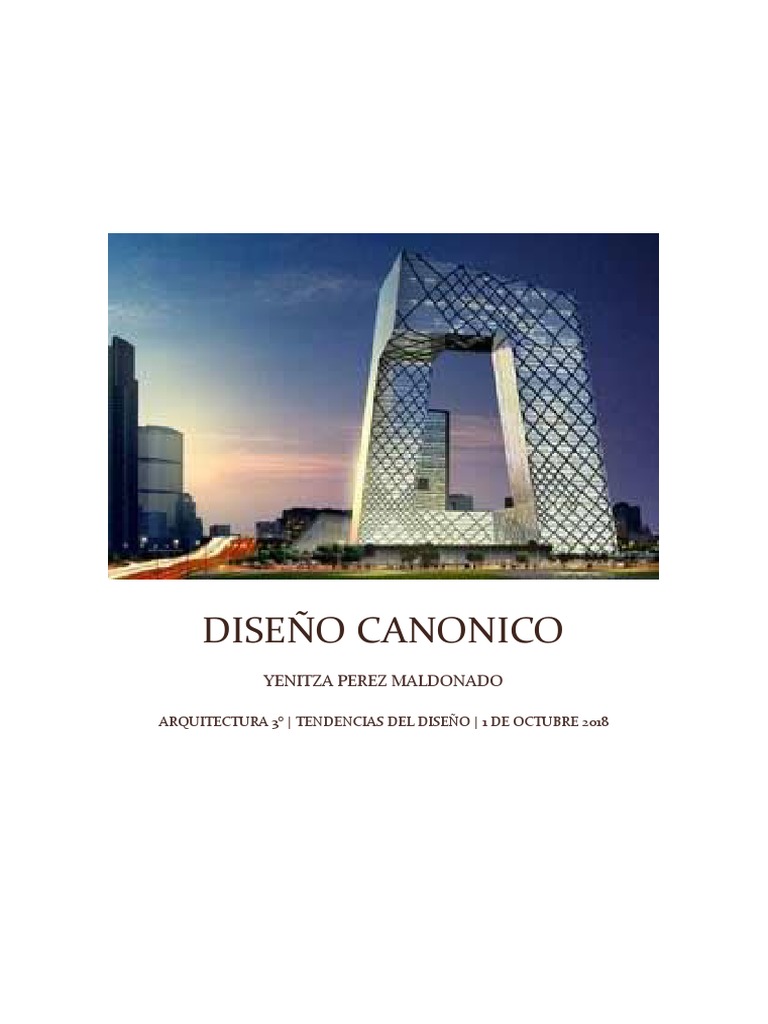 Diseño Canonico | PDF | Derecho Canónico | Diseño