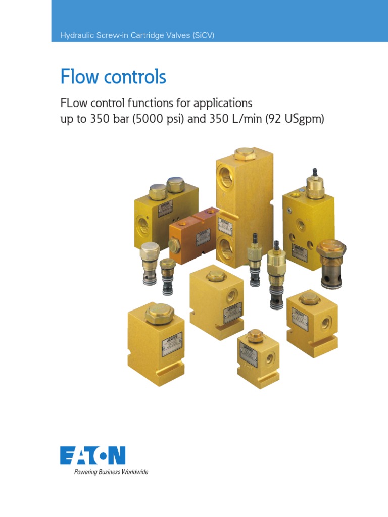 Eaton Hydraulic Valve List | Download Free PDF | Valve | Chemical ...