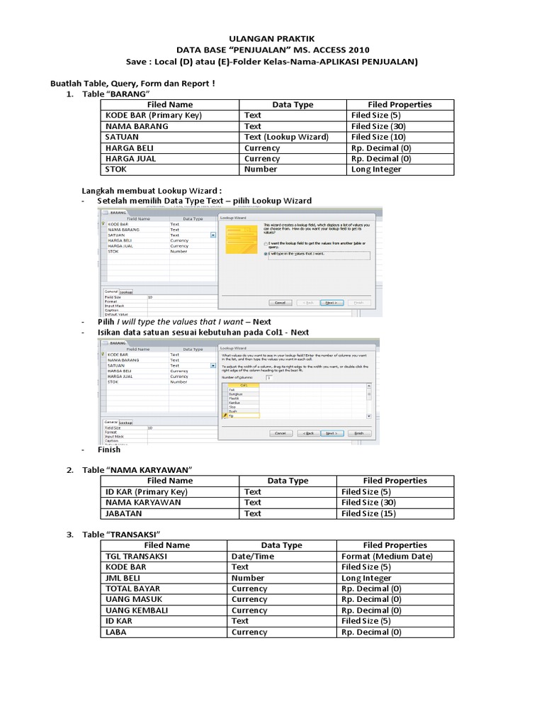 Materi Database-Penjualan | PDF