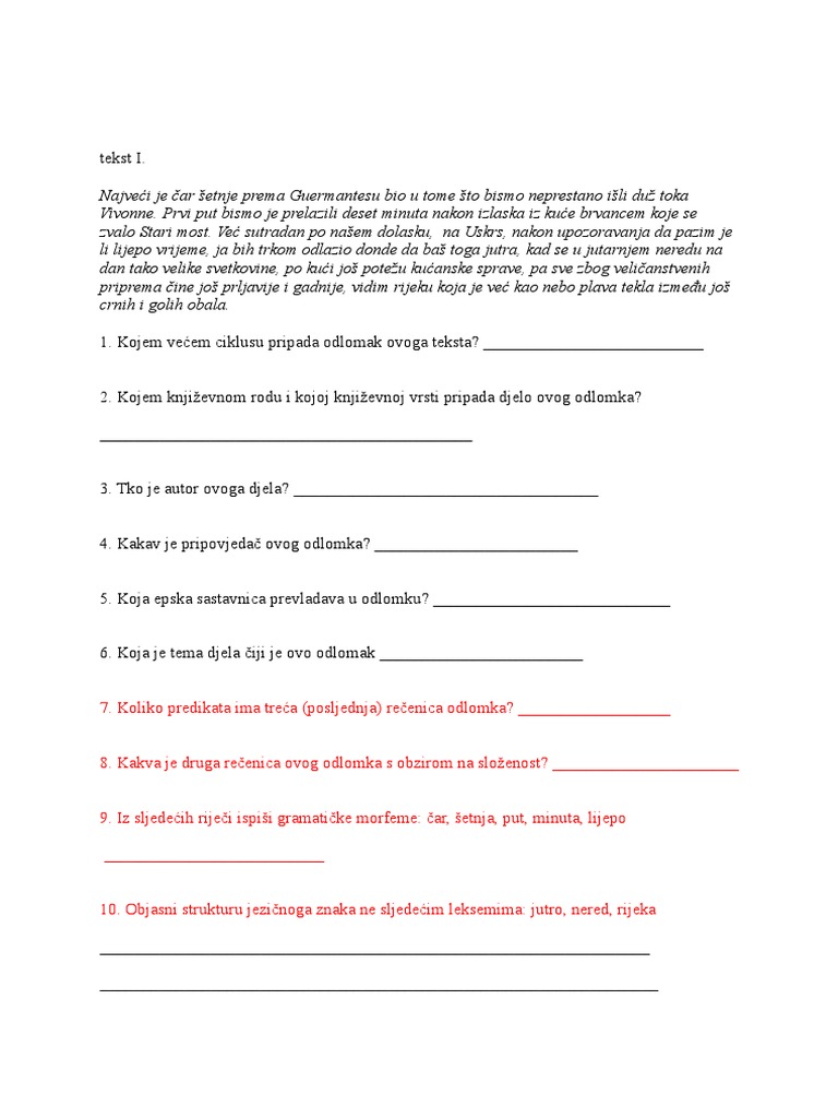 Kontrolni 4. Avangarda | PDF