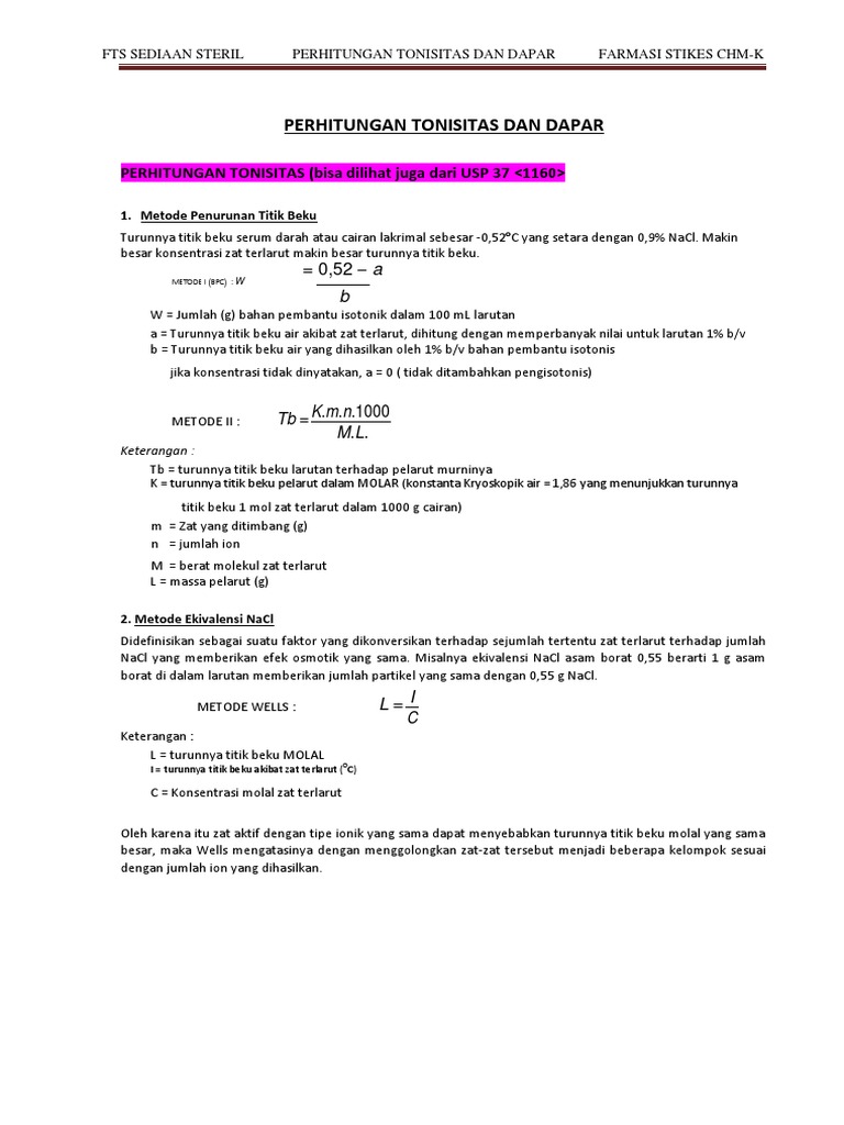 Pertemuan IV FTS Steril | PDF