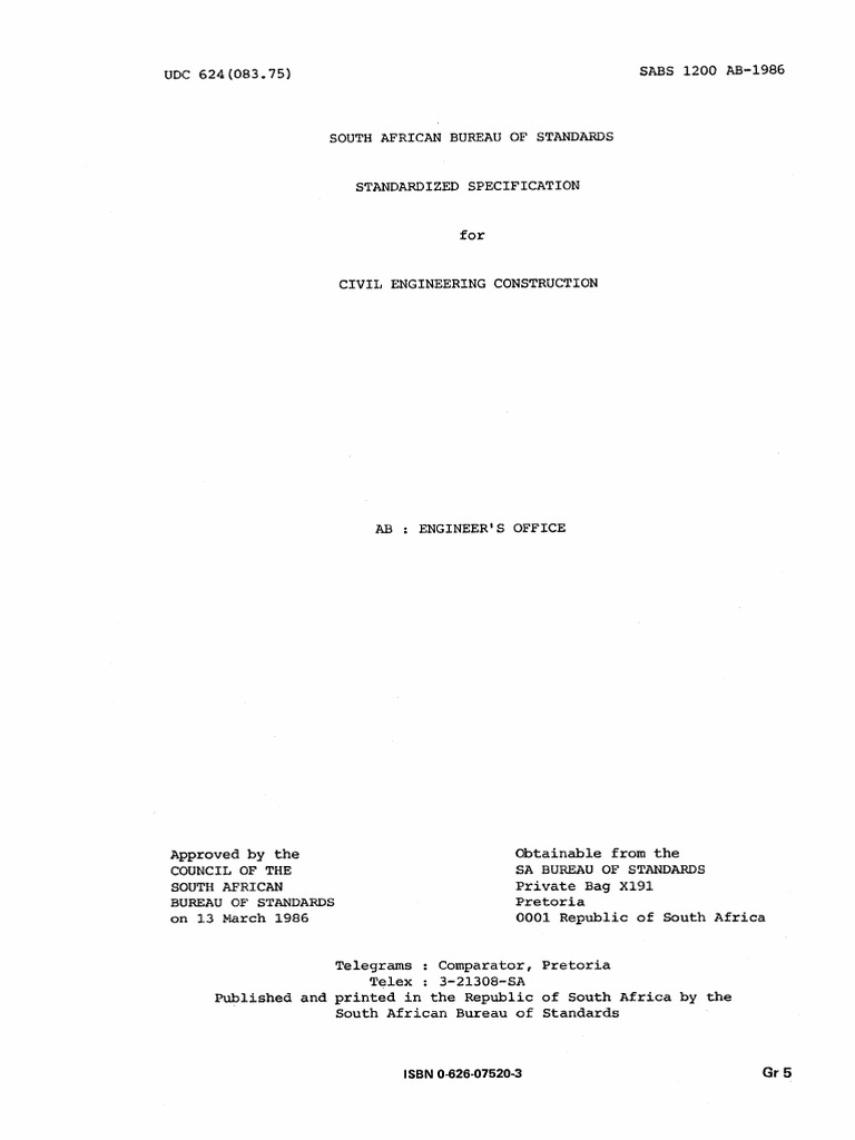 Sans 1200 Ab | PDF | Specification (Technical Standard) | General ...