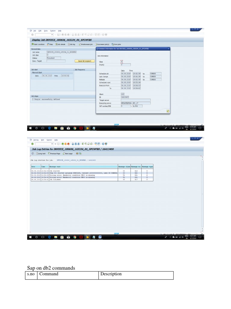 A Comprehensive Guide to Common SAP on DB2 and Oracle Database Commands | PDF | Oracle Database ...
