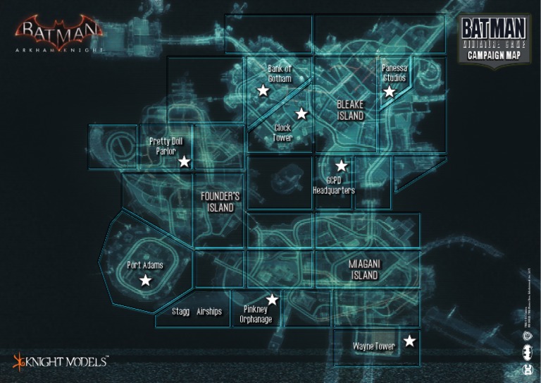 005 Arkham Knight Map | PDF