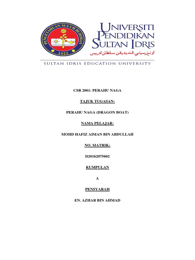 Sejarah Perahu Naga | PDF
