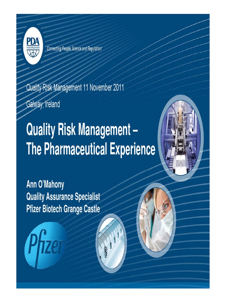 Quality Risk Management - The Pharmaceutical Experience PDF | PDF ...