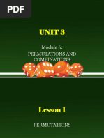 Linear Permutation of Distinguishable Objects | PDF | Permutation ...