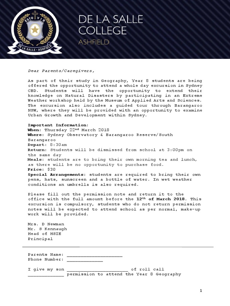 Premission Note | PDF