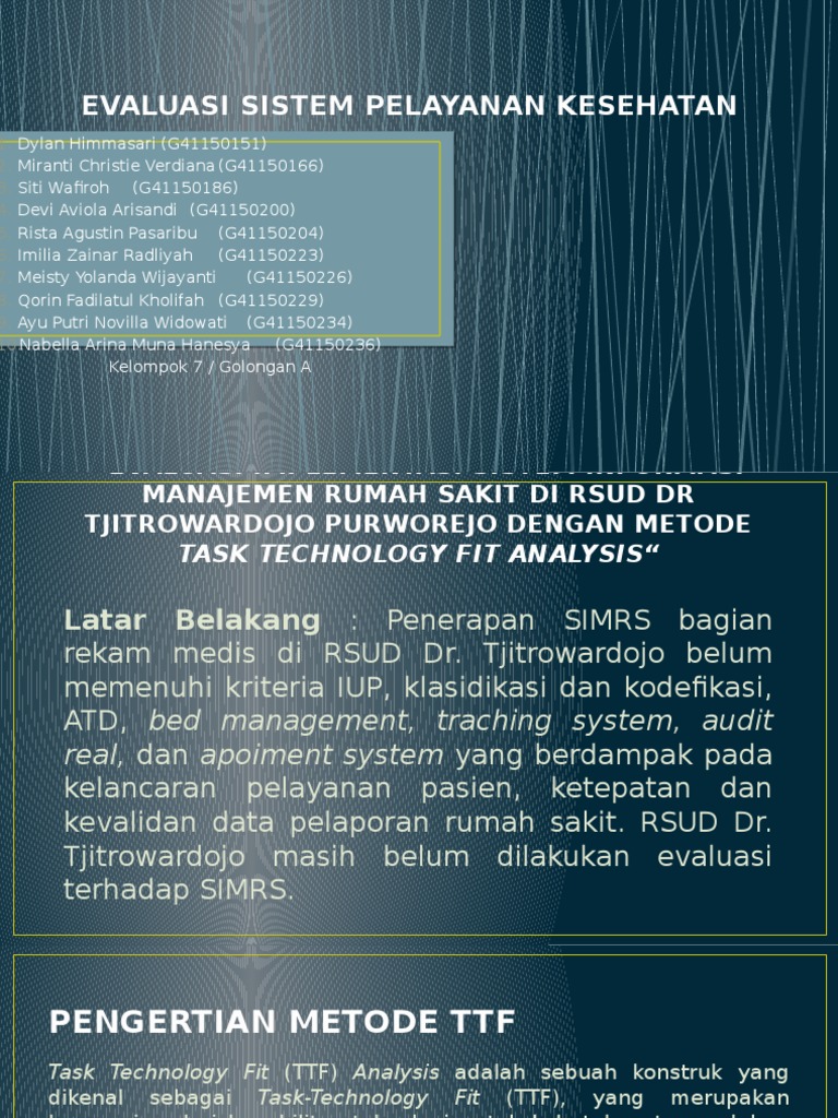 Kelompok 7 - Metode TTF | PDF