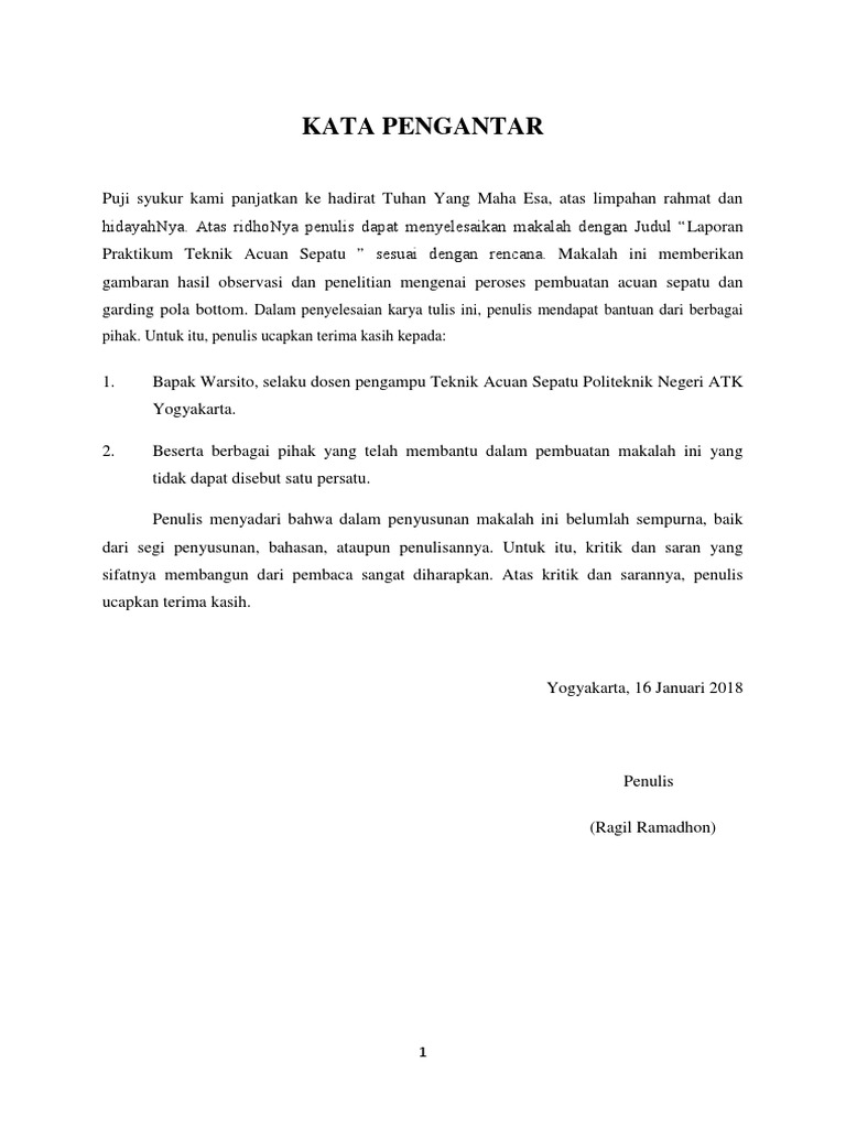 Acuan Sepatu Pantofel | PDF