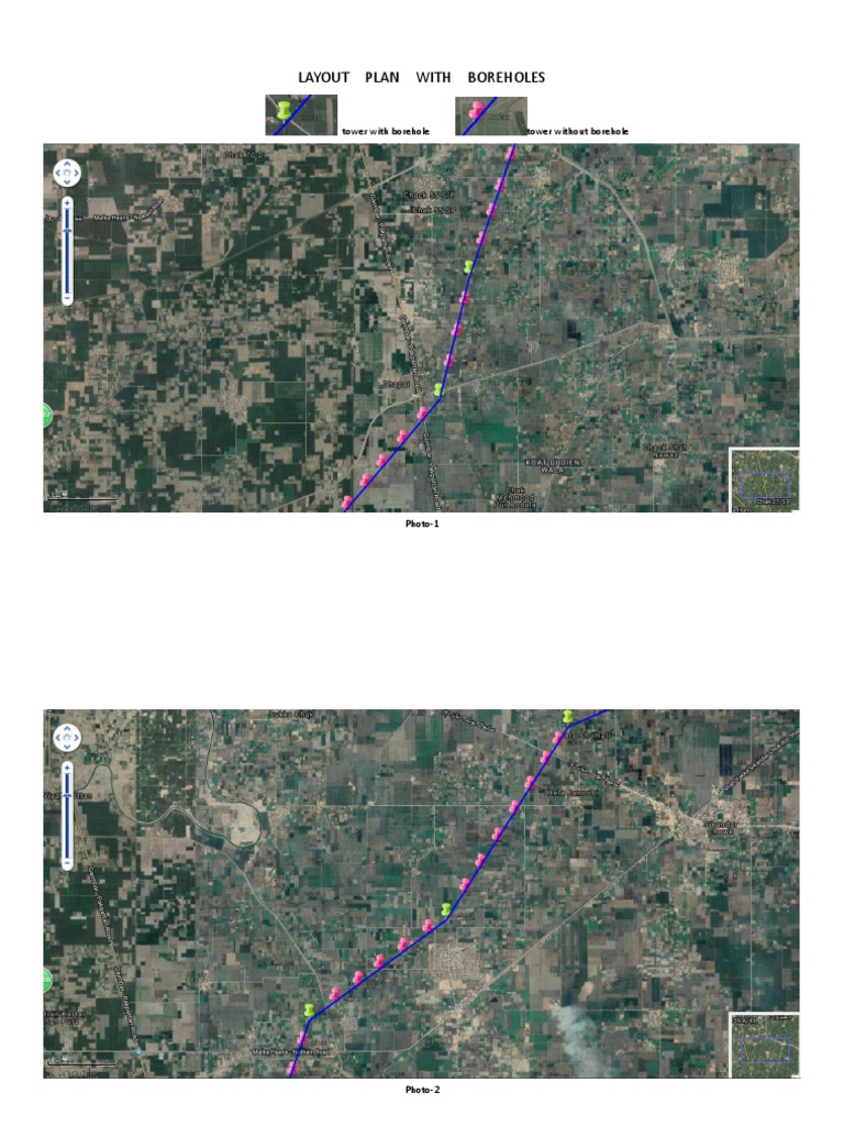 Borehole Layout Plan Overview | PDF