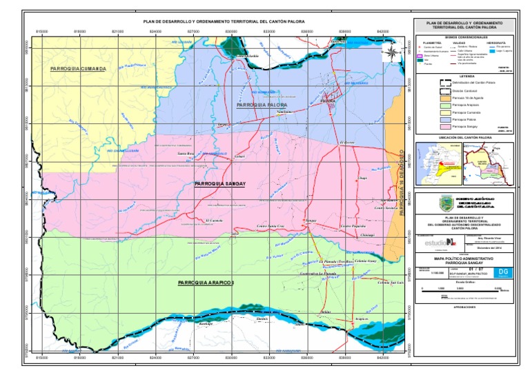 Mapa Político Administrativo Palora | PDF
