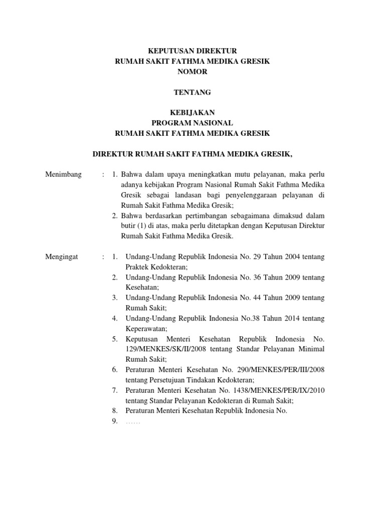 22 Kebijakan PROGNAS | PDF