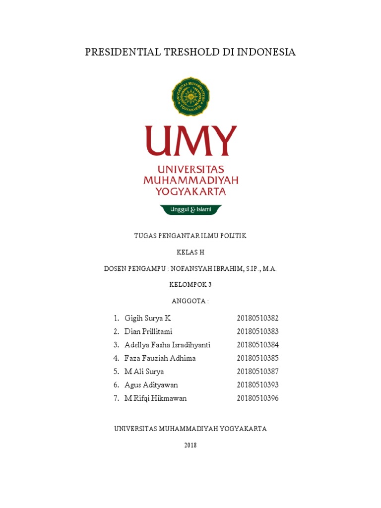 Presidential Treshold | PDF