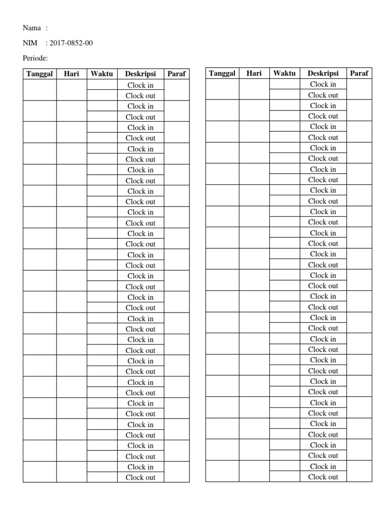 Log Book Magang | PDF