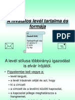 Hivatalos Level Minta | PDF