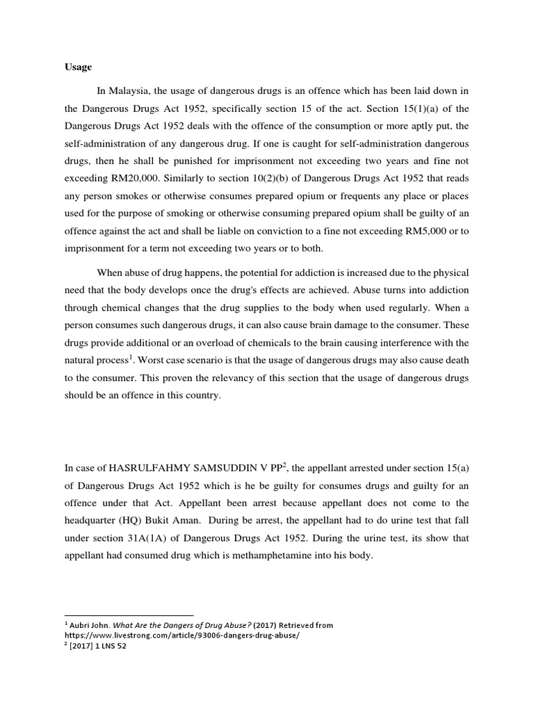 Dangerous Drug Act | Download Free PDF | Arrest | Acquittal