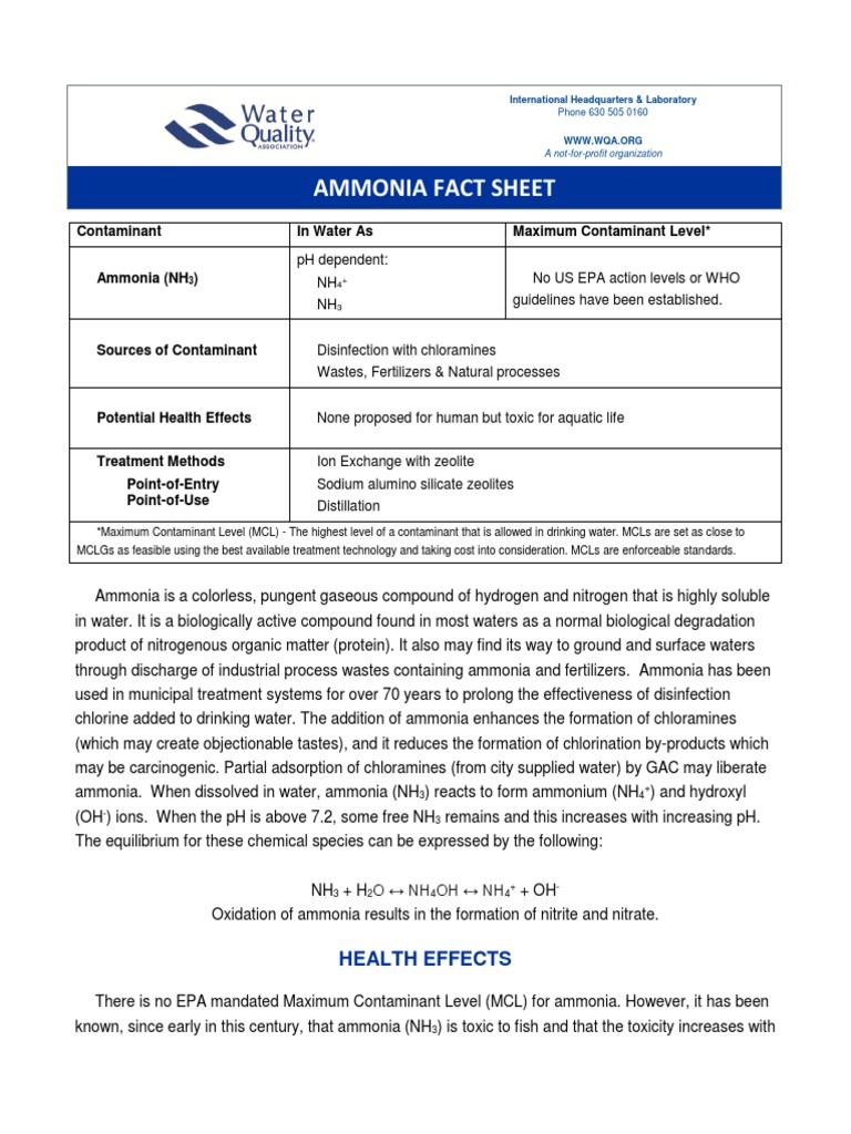 2014 Ammonia PDF | PDF | Ammonia | Ammonium