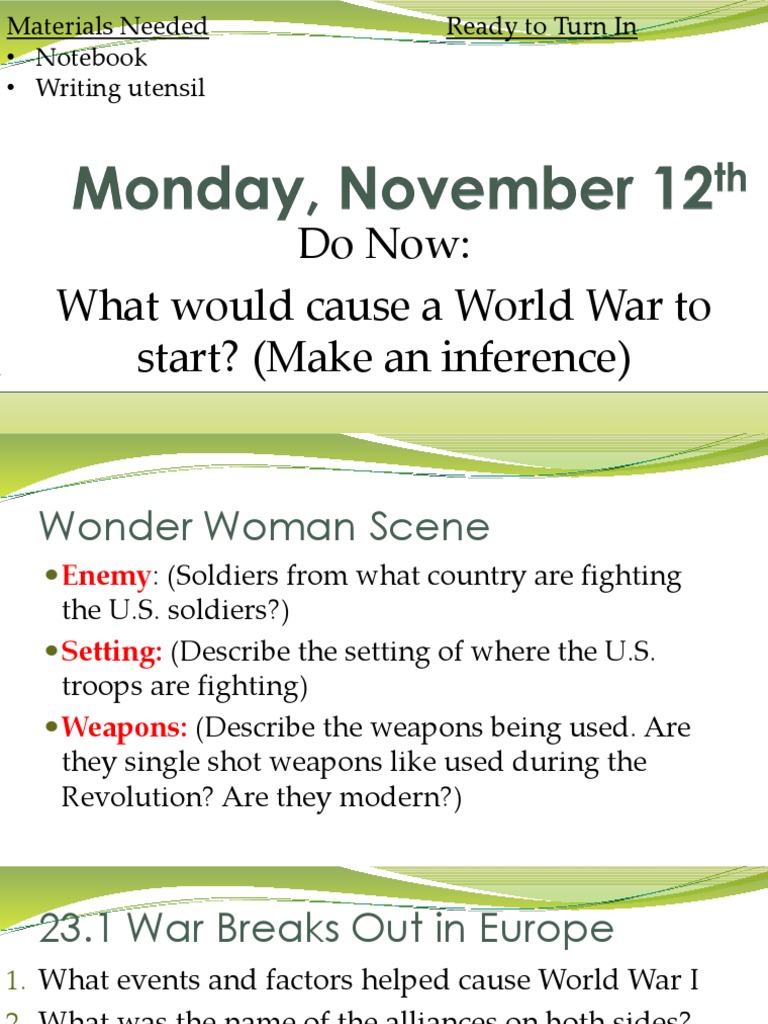 Us Hist Wwi | PDF | History