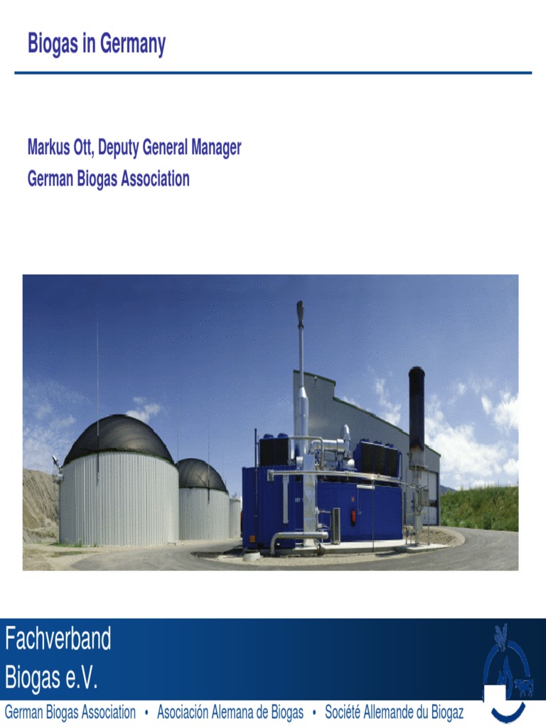 Biogaz in Germany | PDF | Biogas | Anaerobic Digestion