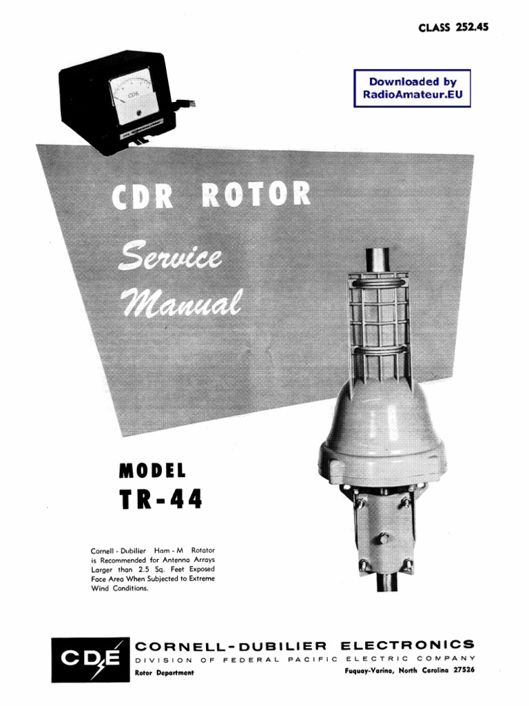 CDE TR-44 Serv | PDF