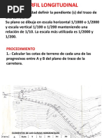 Sesión 9_Perfil Longitudinal_Ch | PDF | Topografía | Geometría