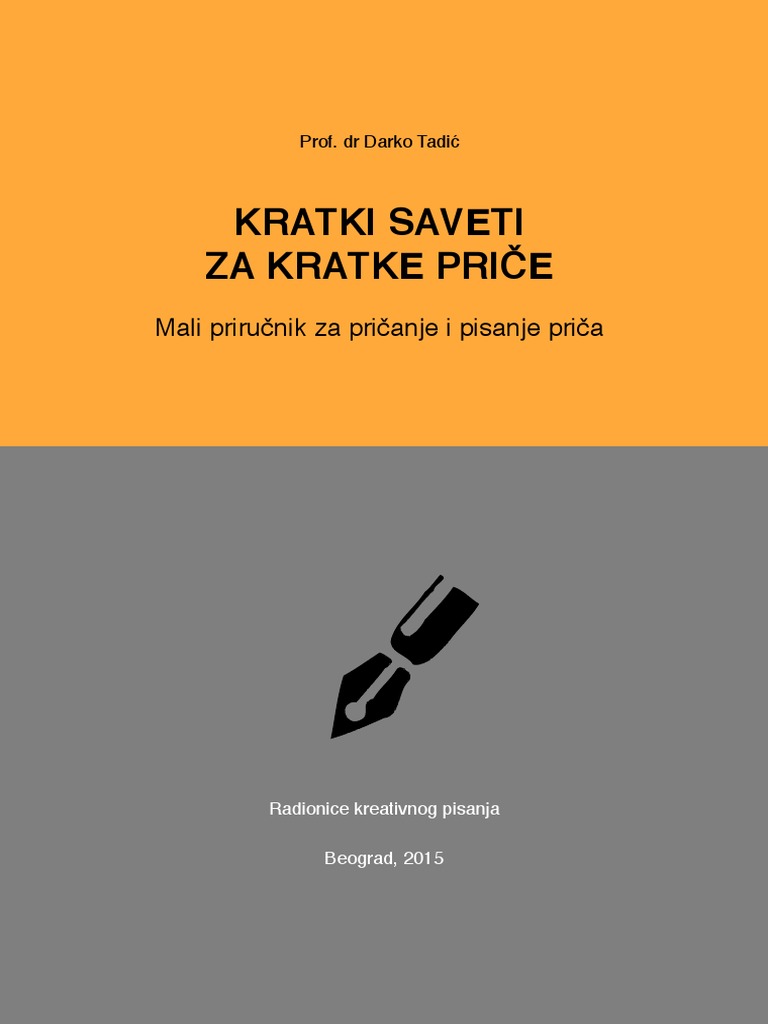Kratki Saveti Za Kratke Priče PDF | PDF