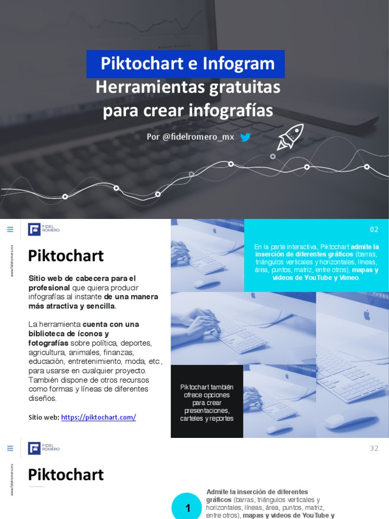 Piktochart e Infogram: Herramientas para Crear Infografías | PDF | Youtube | Red mundial