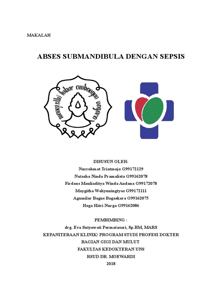 Abses Submandibula Dengan Sepsis | PDF