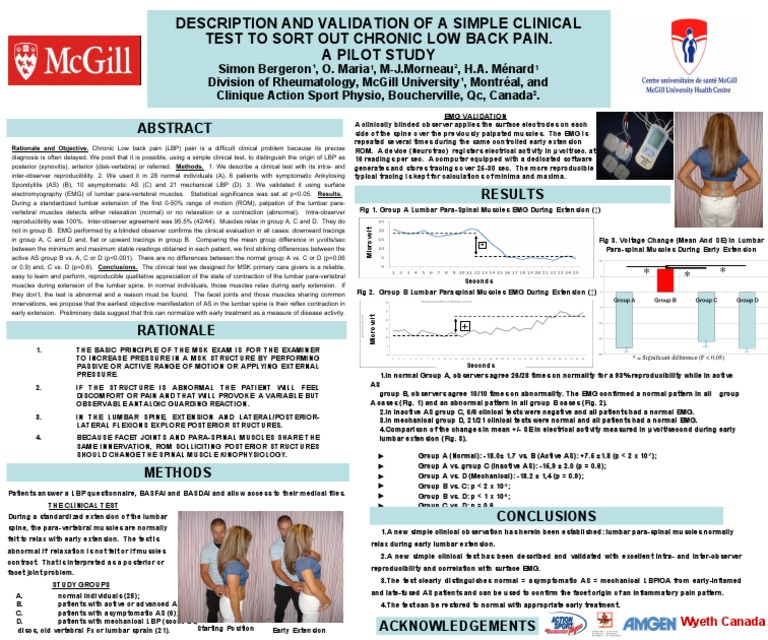 100205HM-SB CRA Poster Final 3 | PDF | Electromyography ...
