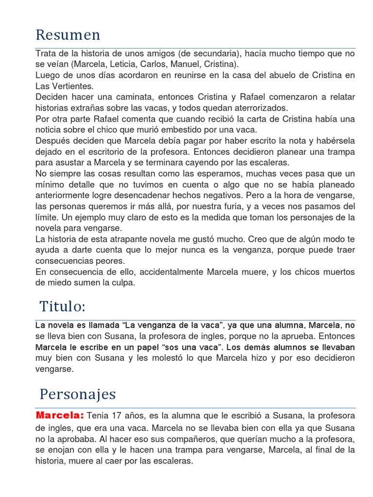Resumen Libros | PDF | Novelas | Ocio