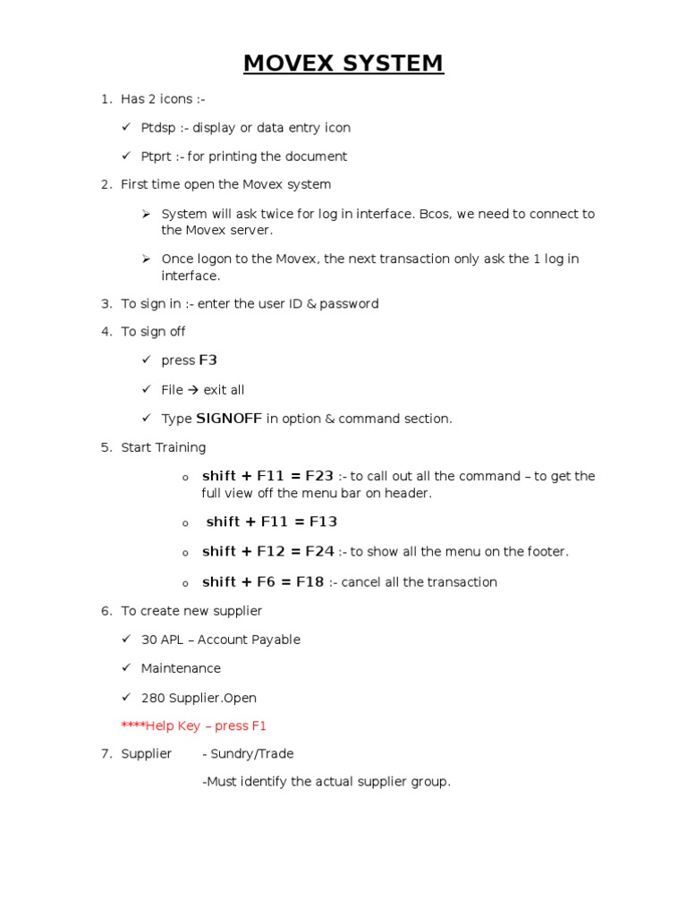 MOVEX | PDF | Invoice | System Software