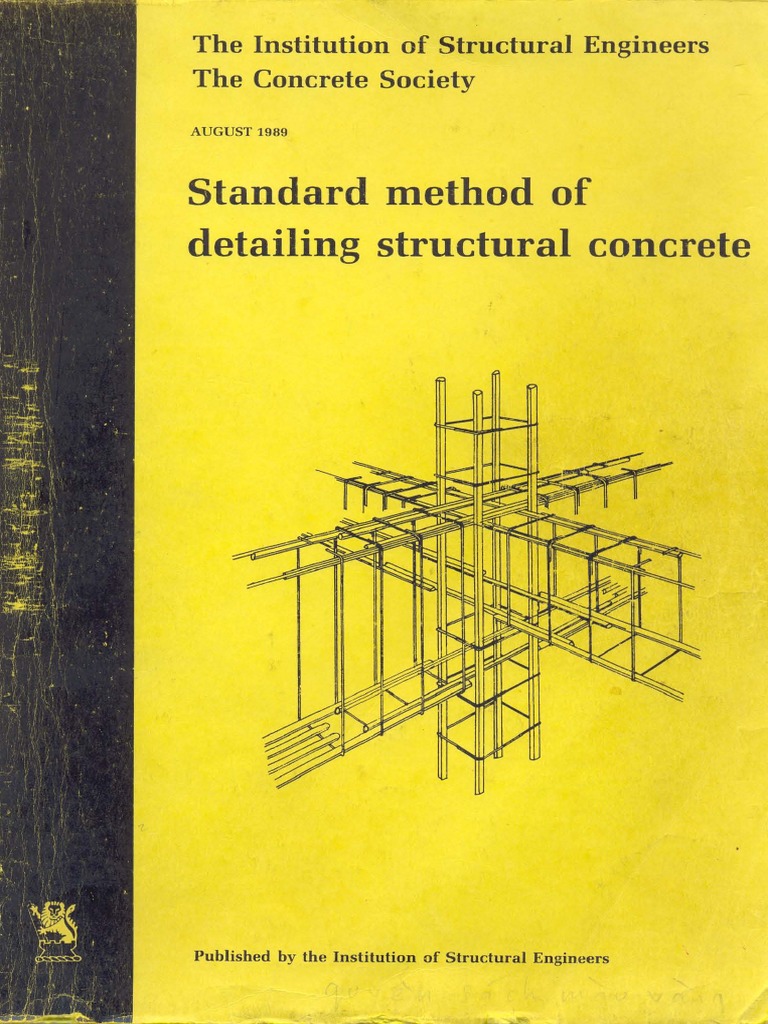 Standard Method of Detailing Structural Concrete 1989 PDF | PDF
