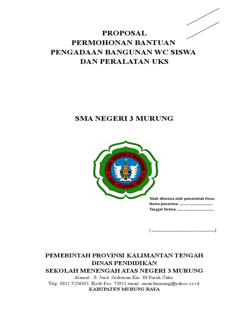 Proposal Ke Kades Melalui Musrenbang | PDF