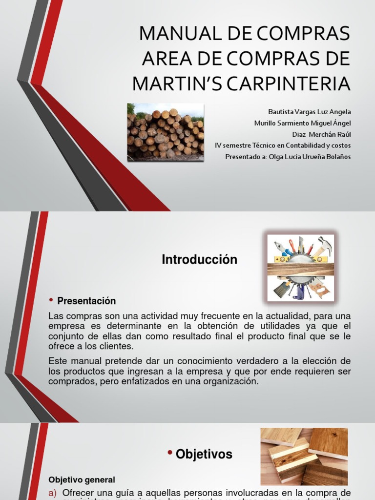 Trabajo Final Manual de Compras | PDF | Calidad (comercial) | Presupuesto