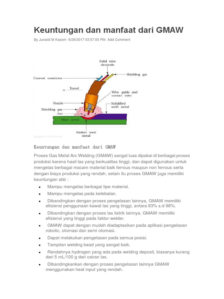 Kelebihan Proses Las GMAW | PDF