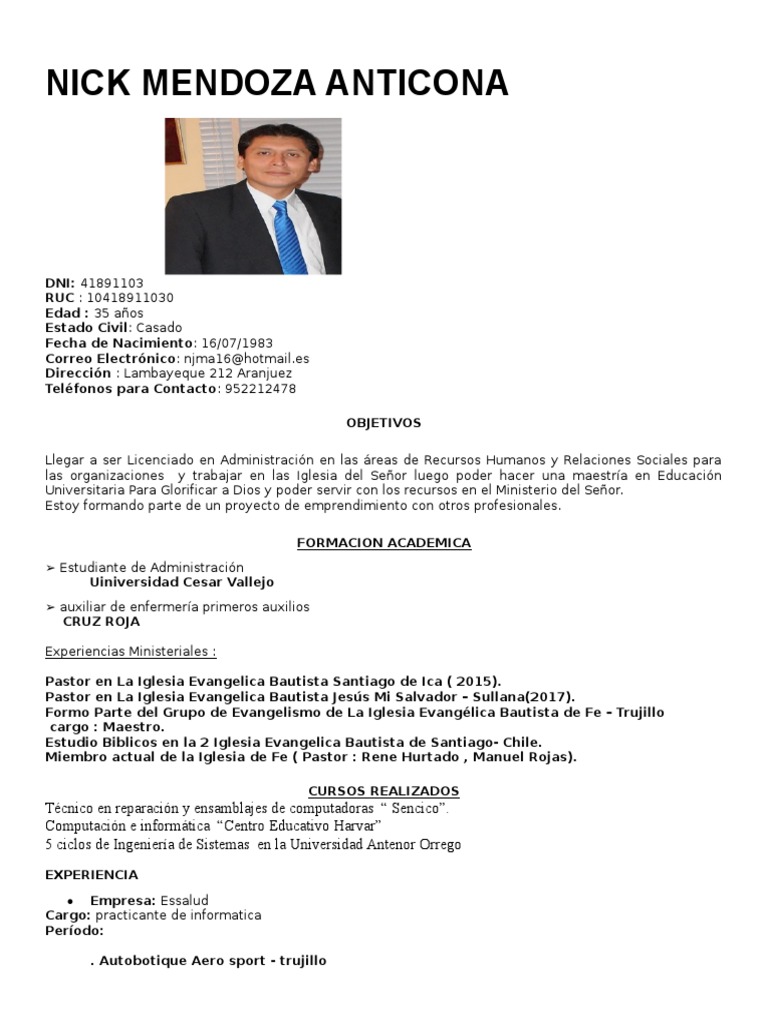 CV Nick | PDF
