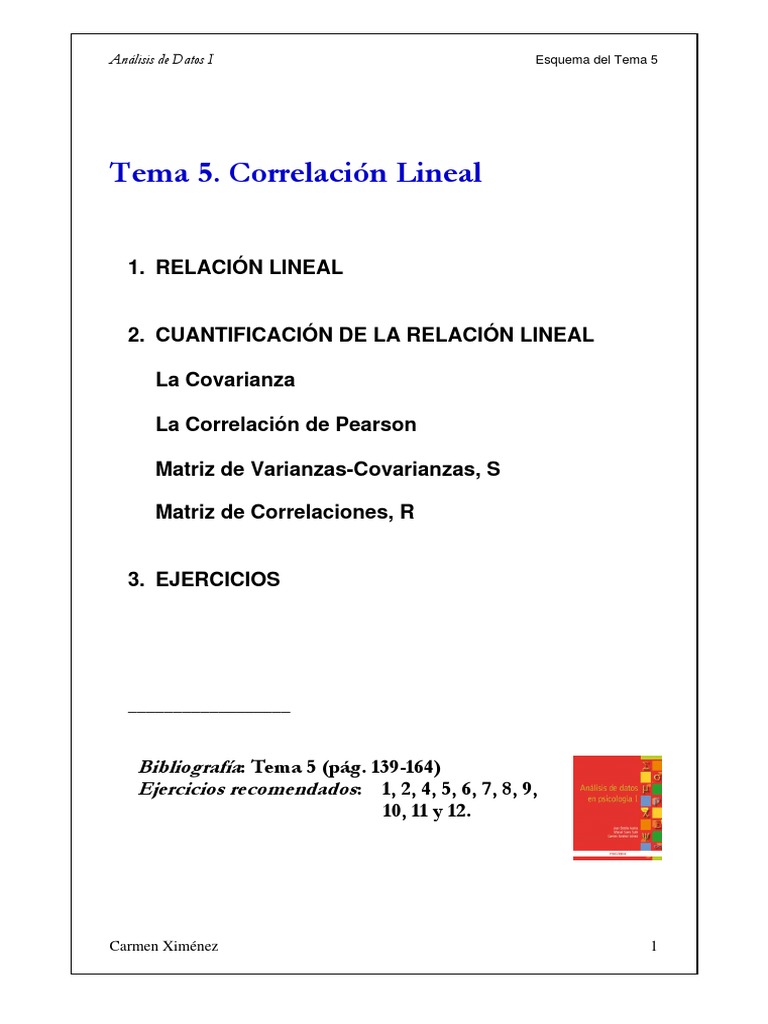 Coeficiente de Correlacion Uam | PDF | Correlación y dependencia | Covarianza