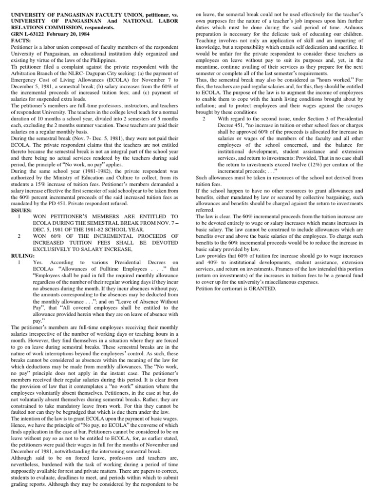 UPFU Vs UP | PDF | Salary | Fee