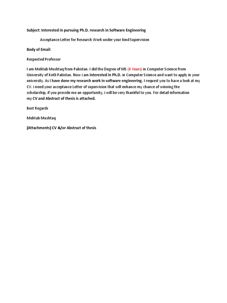 Professor Email Sample | PDF