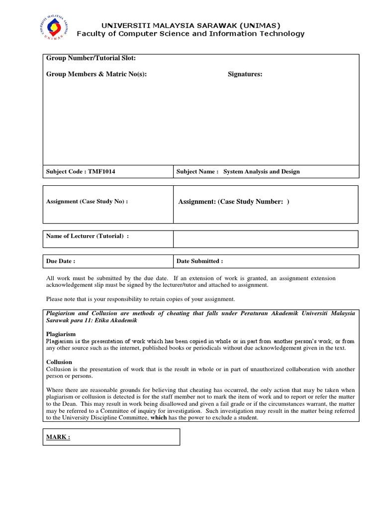 Cover Page Assignment | PDF