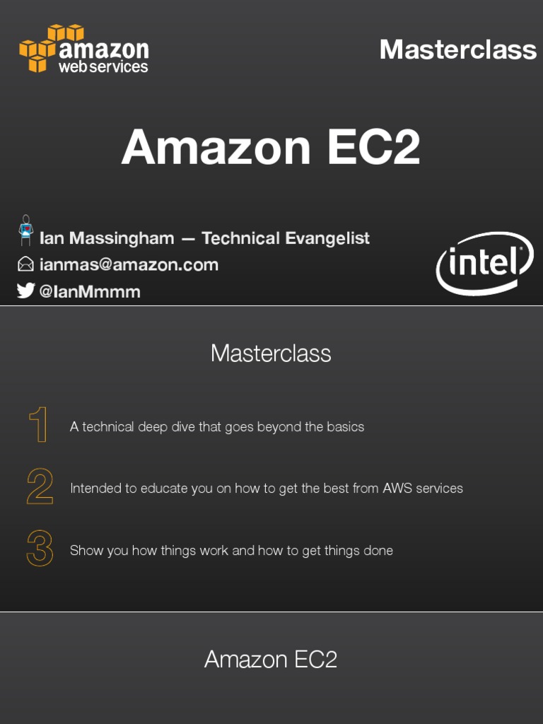Amazon EC2: Masterclass | PDF | Cloud Computing | Computer Networking